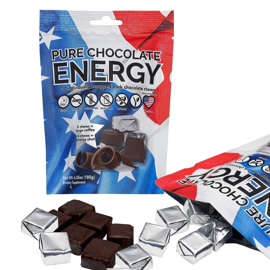 caffeine infused chocolate chews