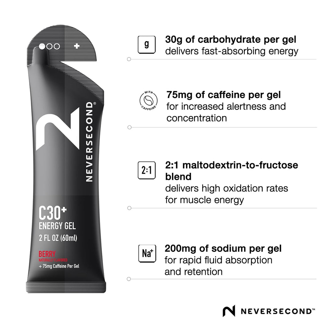 Caffeine-infused energy gel pack