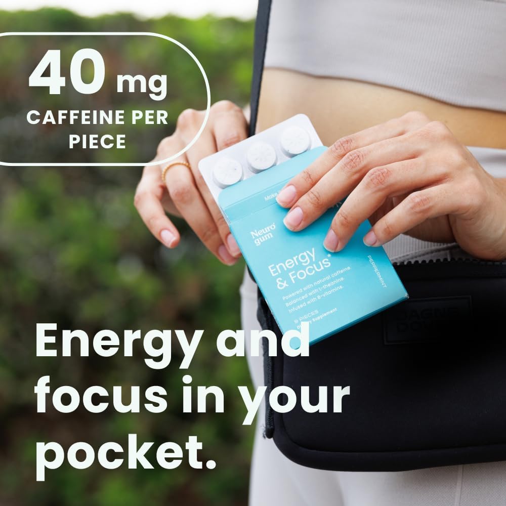 Caffeine infused L-Theanine gum