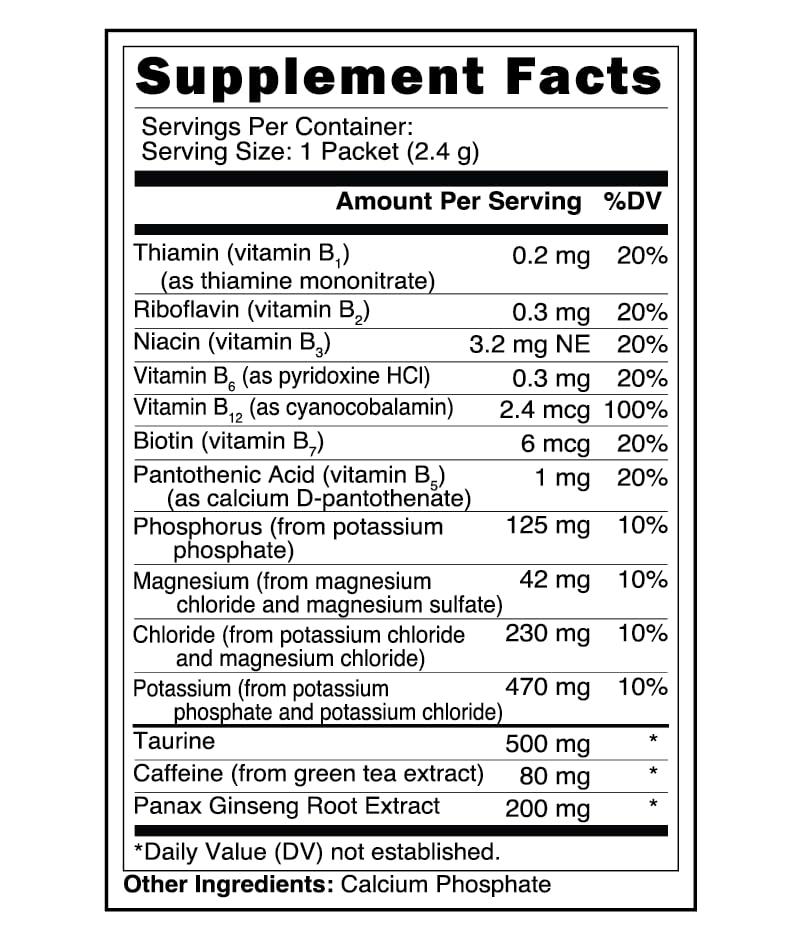 caffeine-infused multivitamin soup
