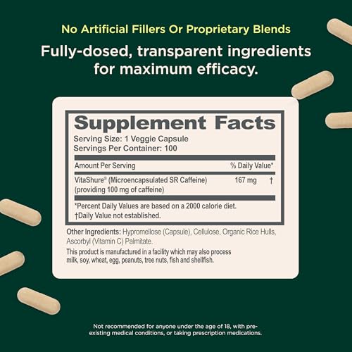 Caffeine multivitamin for active lifestyle