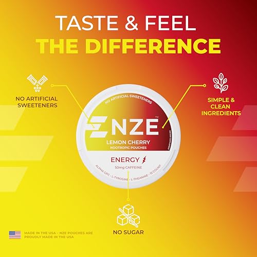 Caffeine nootropic pouches for mental clarity