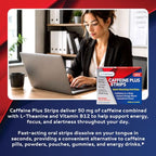 Caffeine Plus endurance energy strips