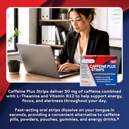 Caffeine Plus endurance energy strips