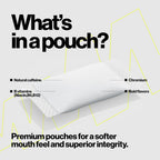 Caffeine pouches for active lifestyle