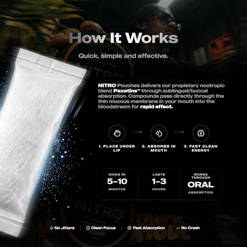 Caffeine pouches for enhanced mental clarity