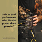 Caffeine-rich pre-workout for focus