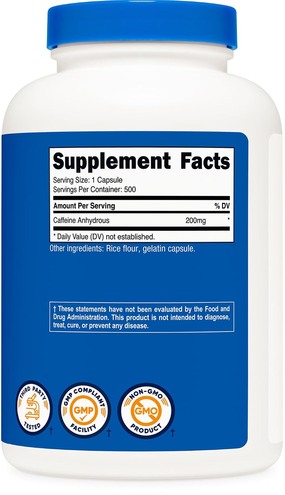 Caffeine supplement for enhanced focus