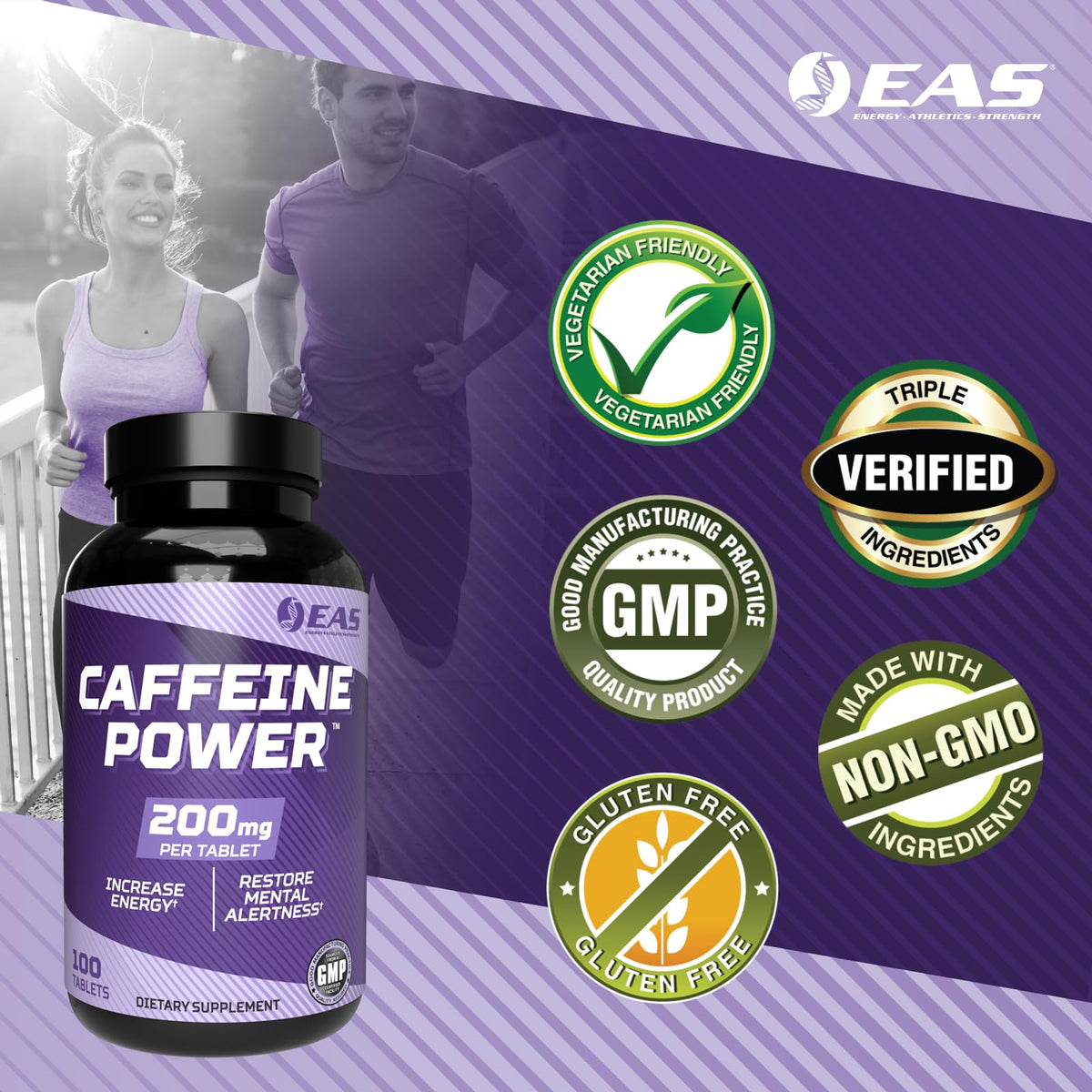 Caffeine tablets for endurance athletes