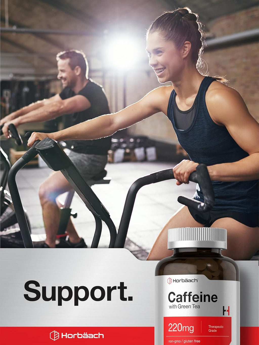 Caffeine tablets for enhanced focus