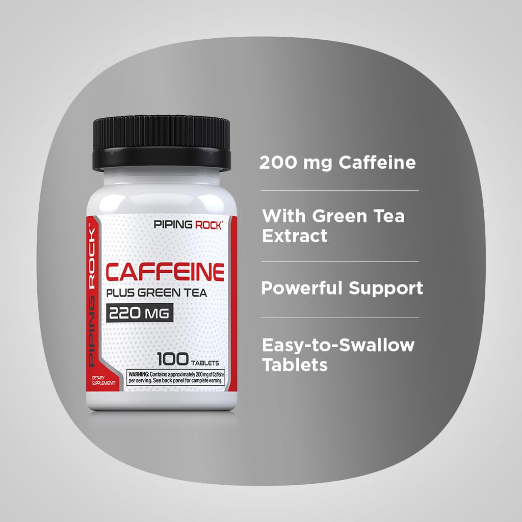Caffeine tablets for enhanced performance