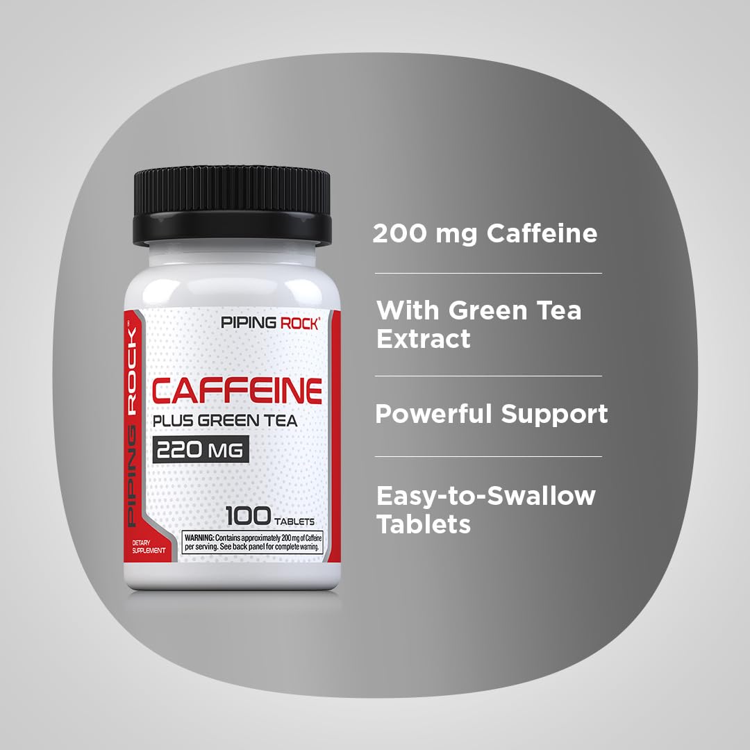 Caffeine tablets for enhanced performance