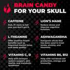 Caffeine tablets for mental clarity