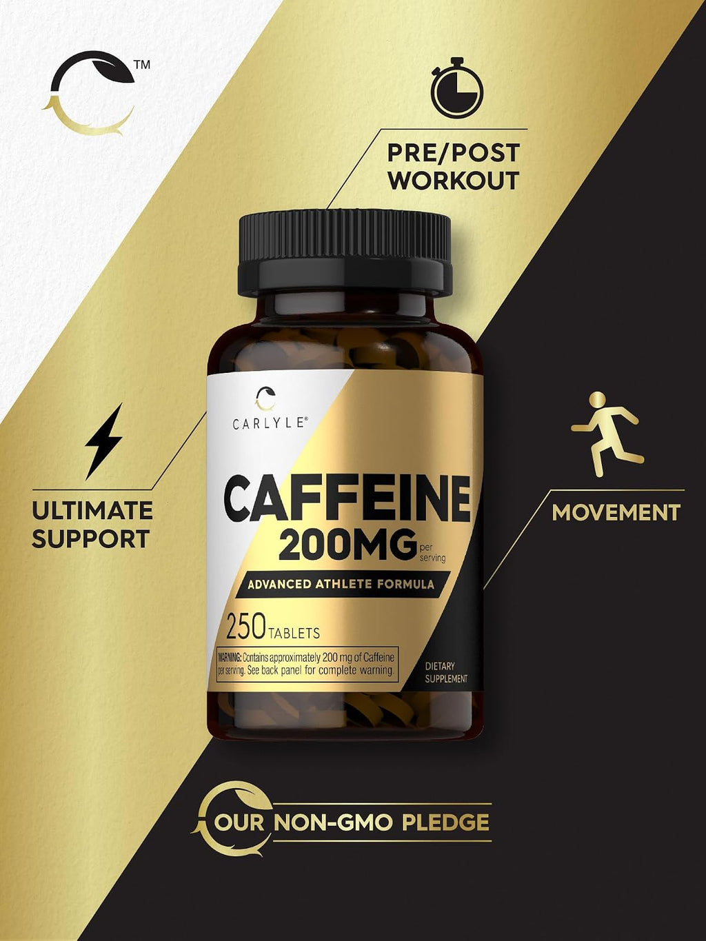 Caffeine tablets for workout performance