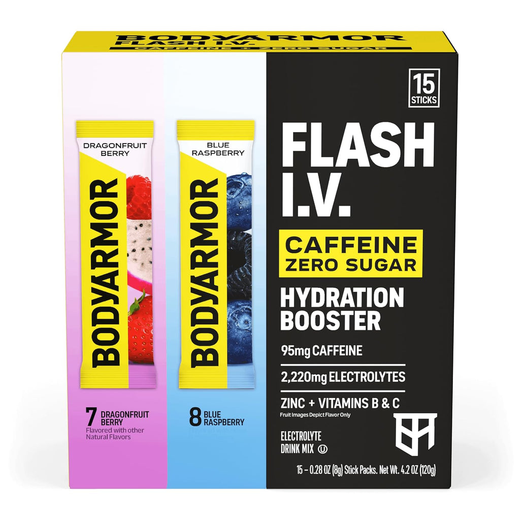 caffeine zero sugar BODYARMOR drink
