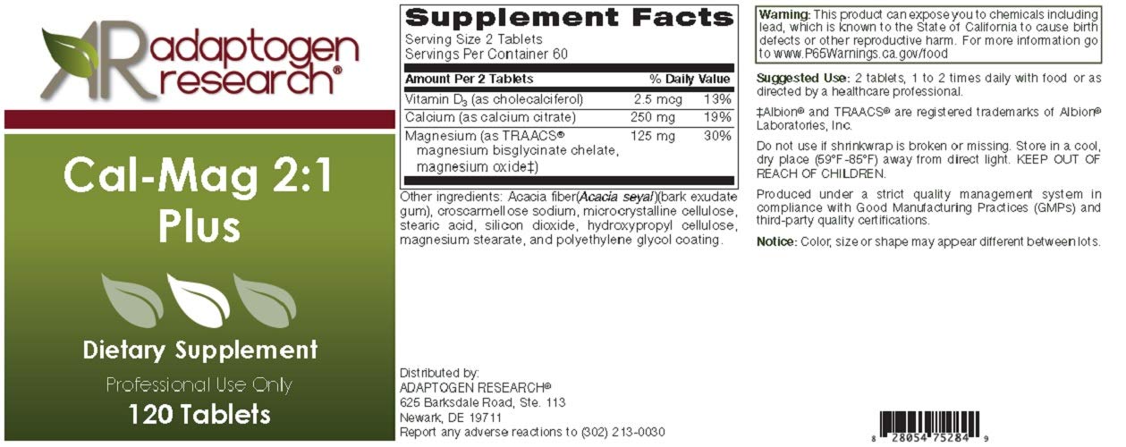 Cal-Mag 2:1 for daily wellness