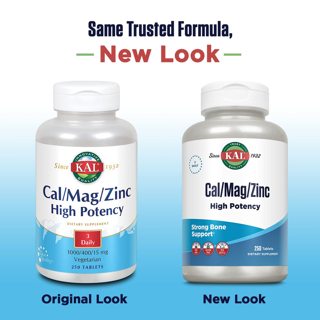 Cal Mag Zinc 250 mg tablets