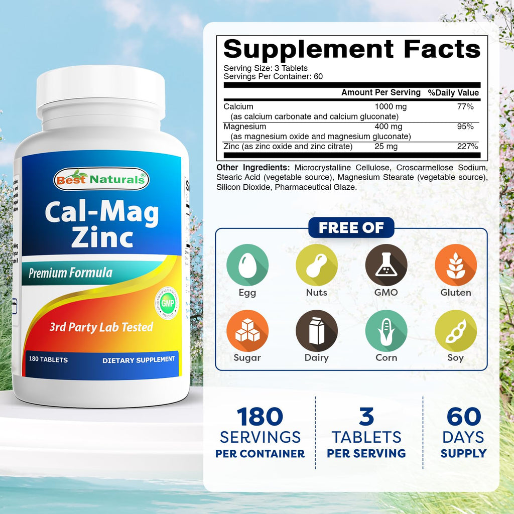 Cal Mag Zinc for bone health