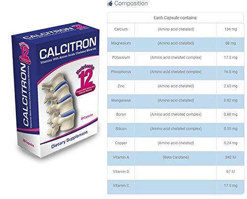 calcitron blended vitamin supplements for bones