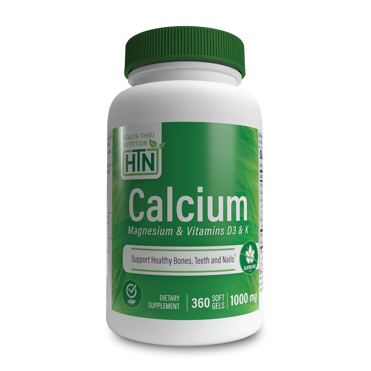 Calcium 1000 mg softgels for bone health
