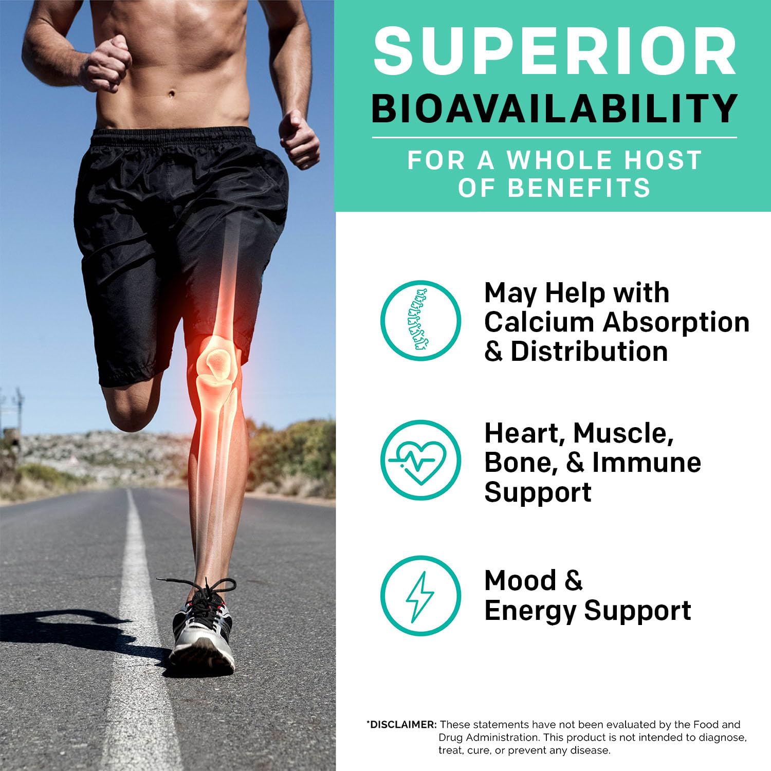 Calcium 1200 mg for muscle function support