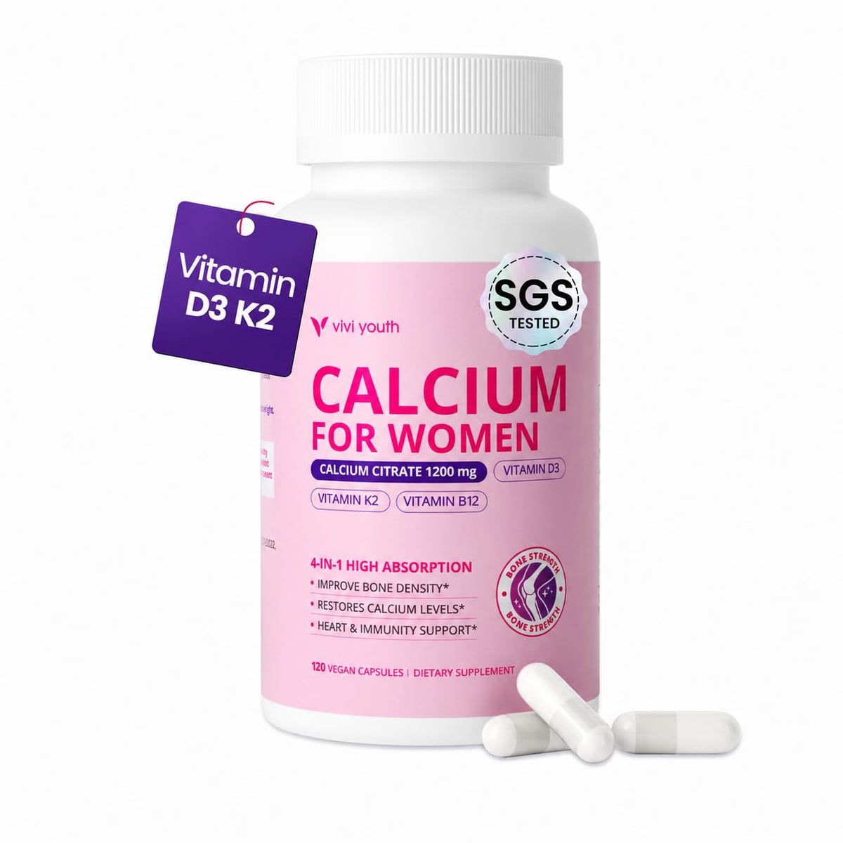 Calcium 1200 mg for strong bones