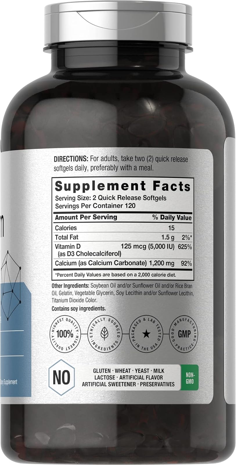 Calcium 1200 mg with vitamin D3 benefits
