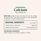 Calcium 1200 mg with Vitamin D3