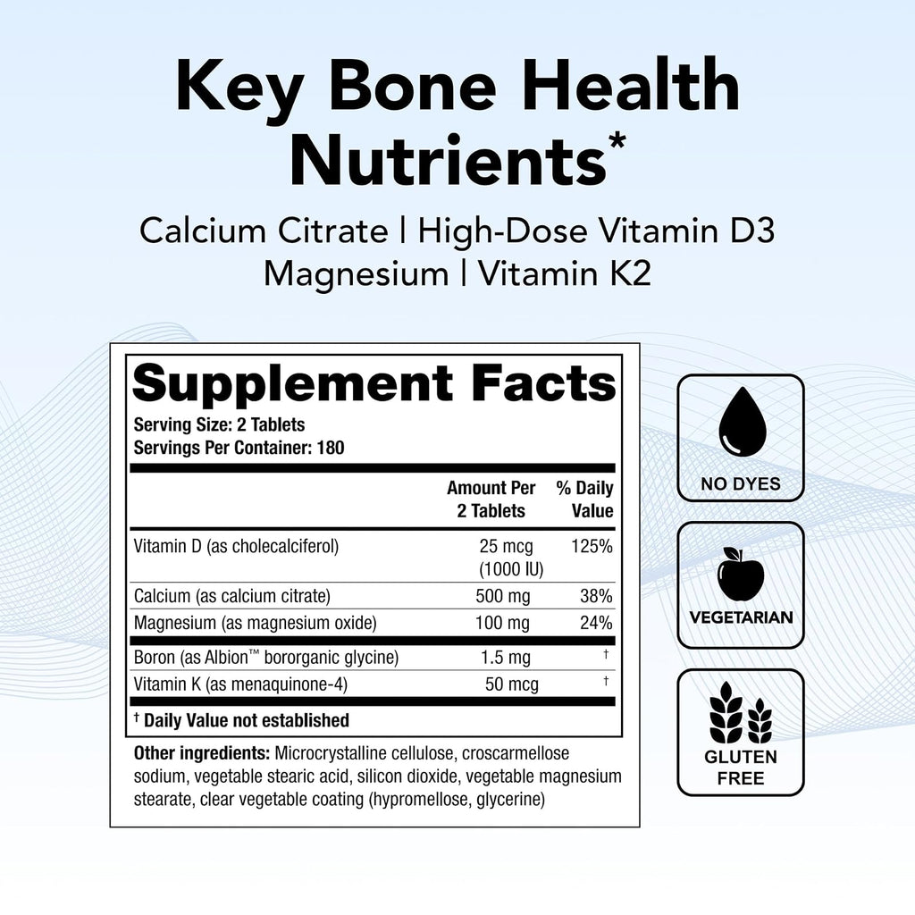 Calcium 2000 IU for bone health