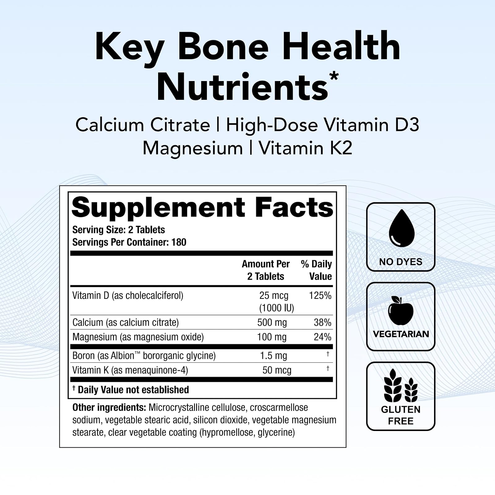 Calcium 2000 IU for bone health