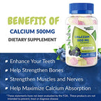 Calcium 500 mg gummies for bone support