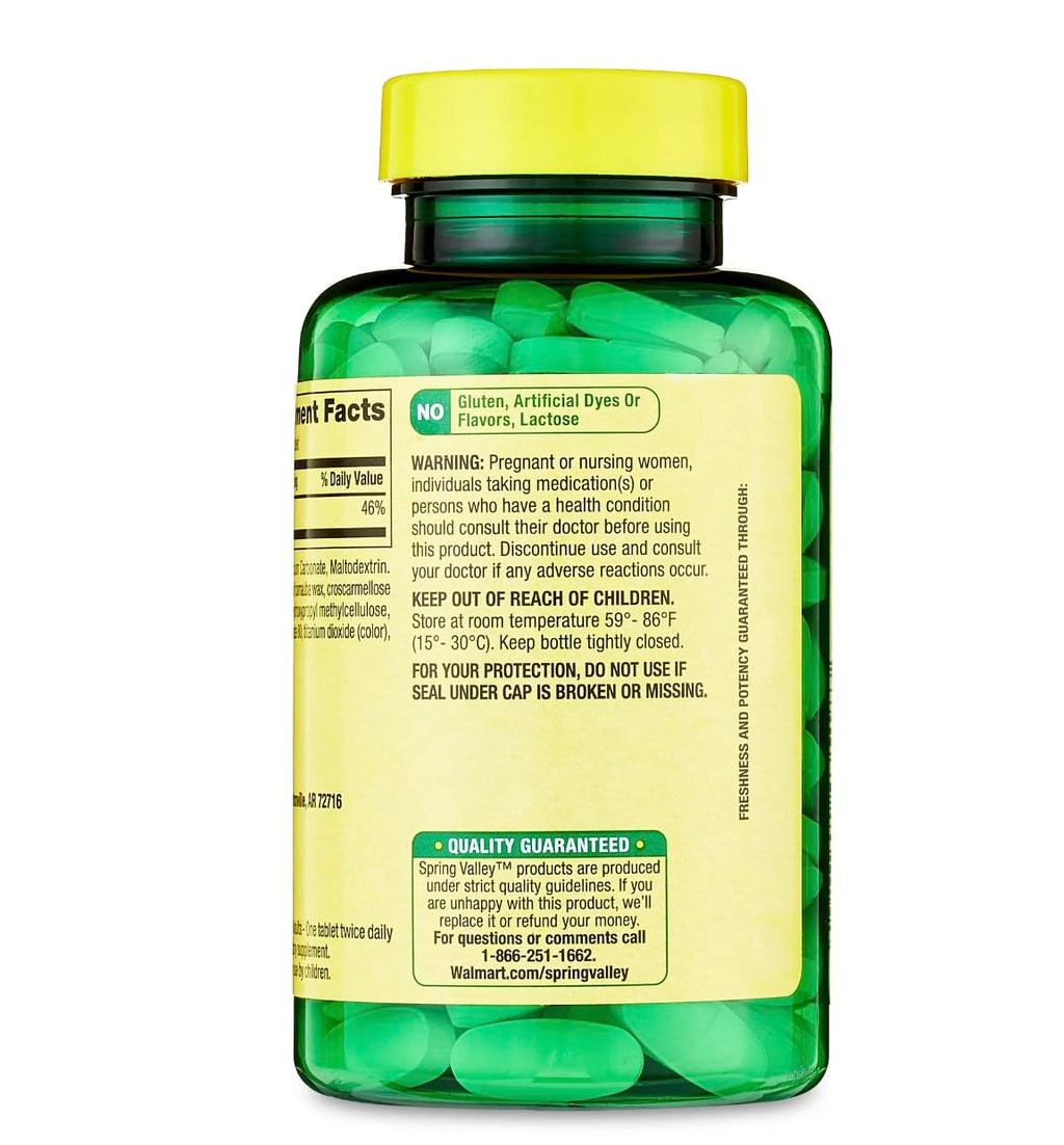 Calcium 600 mg for daily nutrition