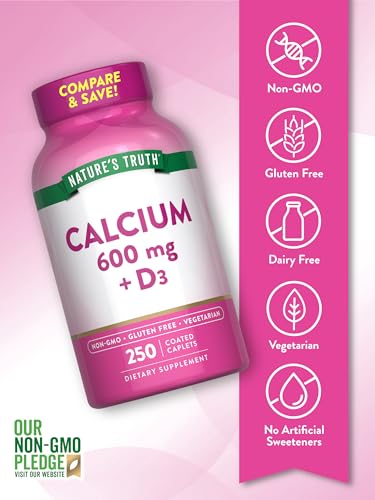 Calcium 600mg for daily nutrition