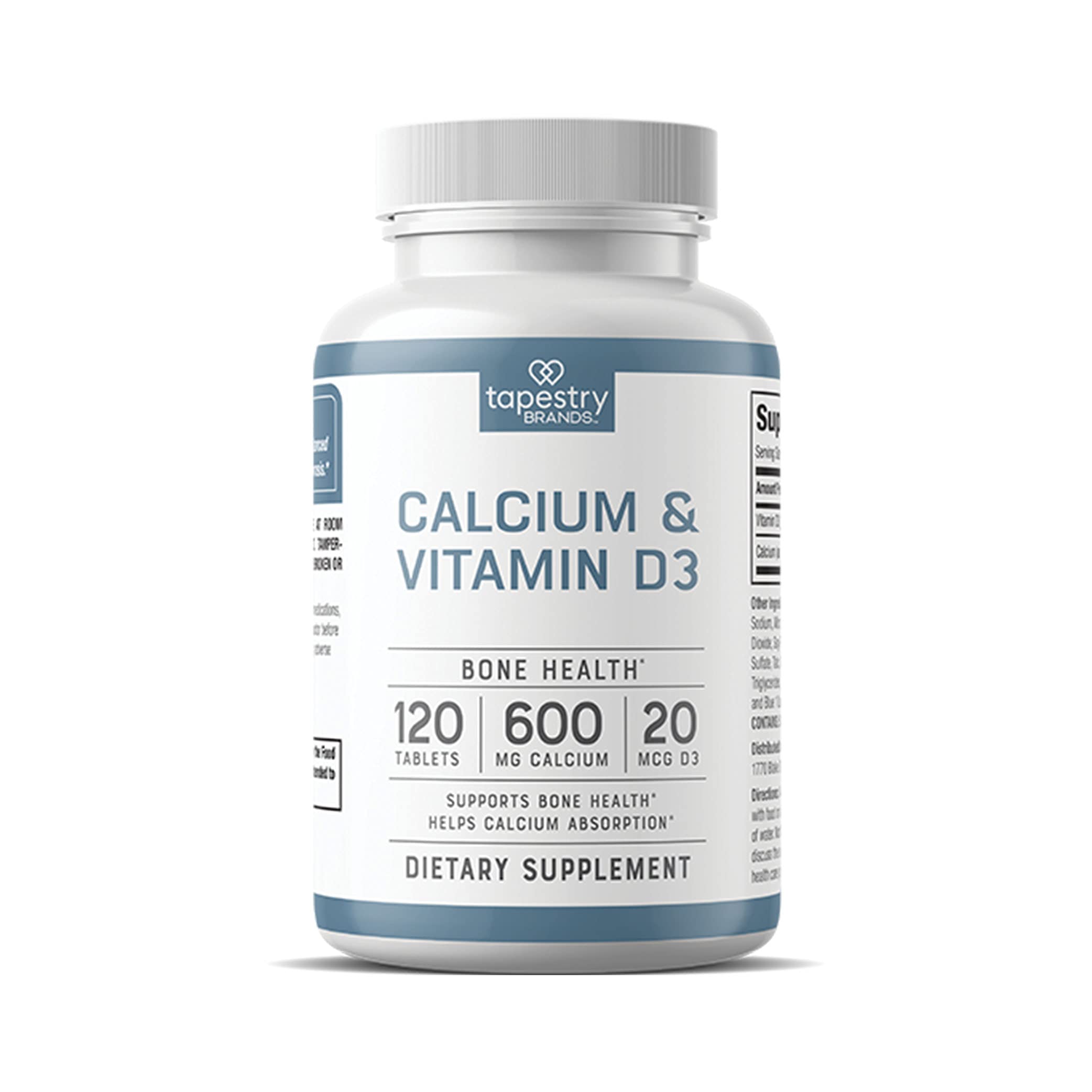 Calcium 600mg vitamin D3 tablets