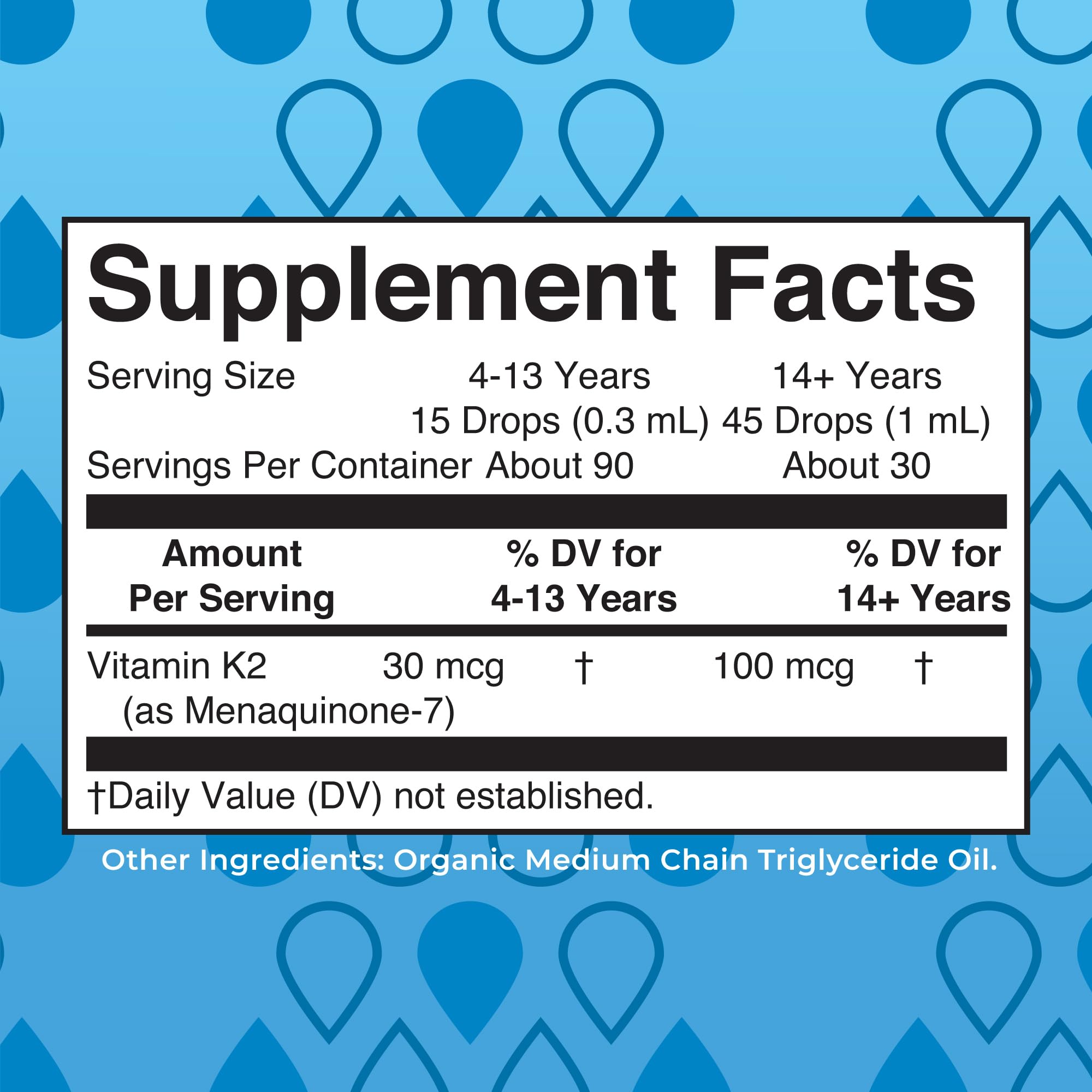 Calcium absorption support drops