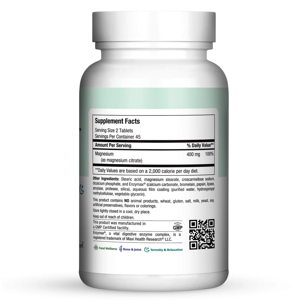 calcium absorption with magnesium citrate