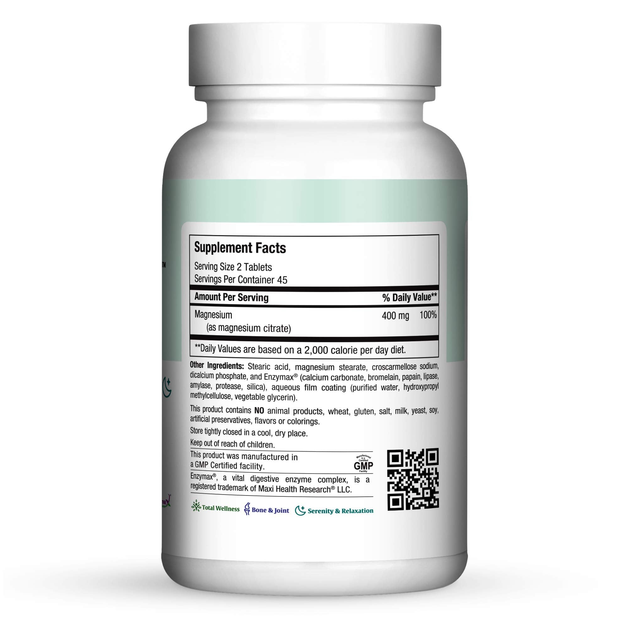 calcium absorption with magnesium citrate