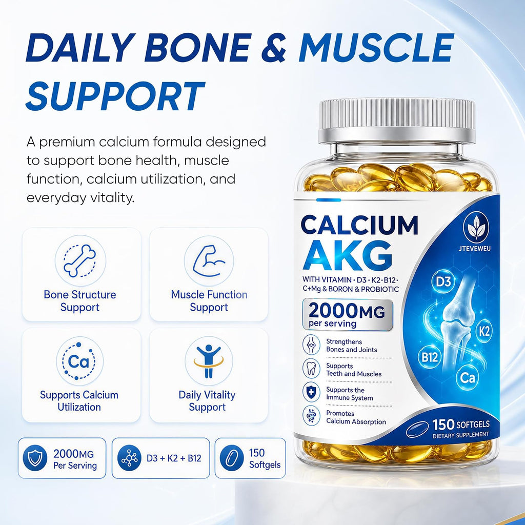 Calcium AKG for bone health support
