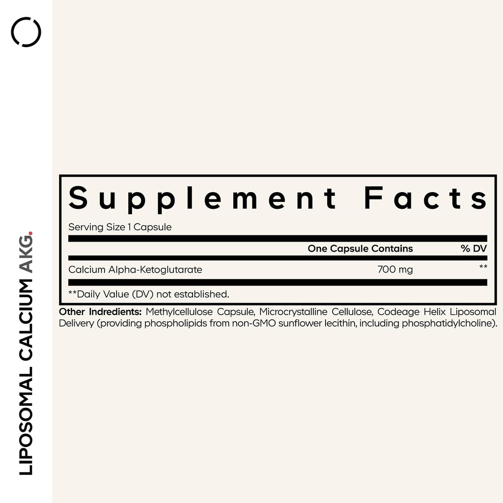 Calcium AKG supplement for optimal mineral balance