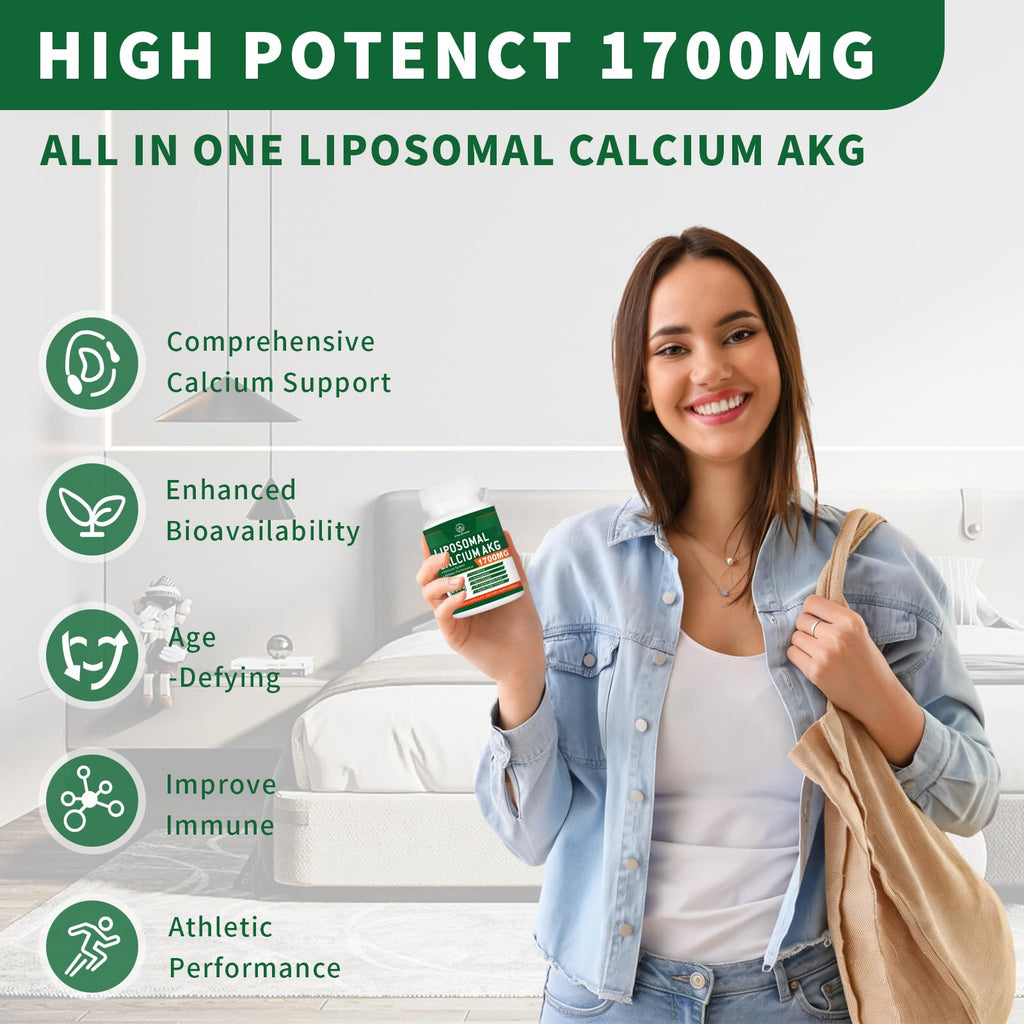 Calcium AKG support for overall wellness
