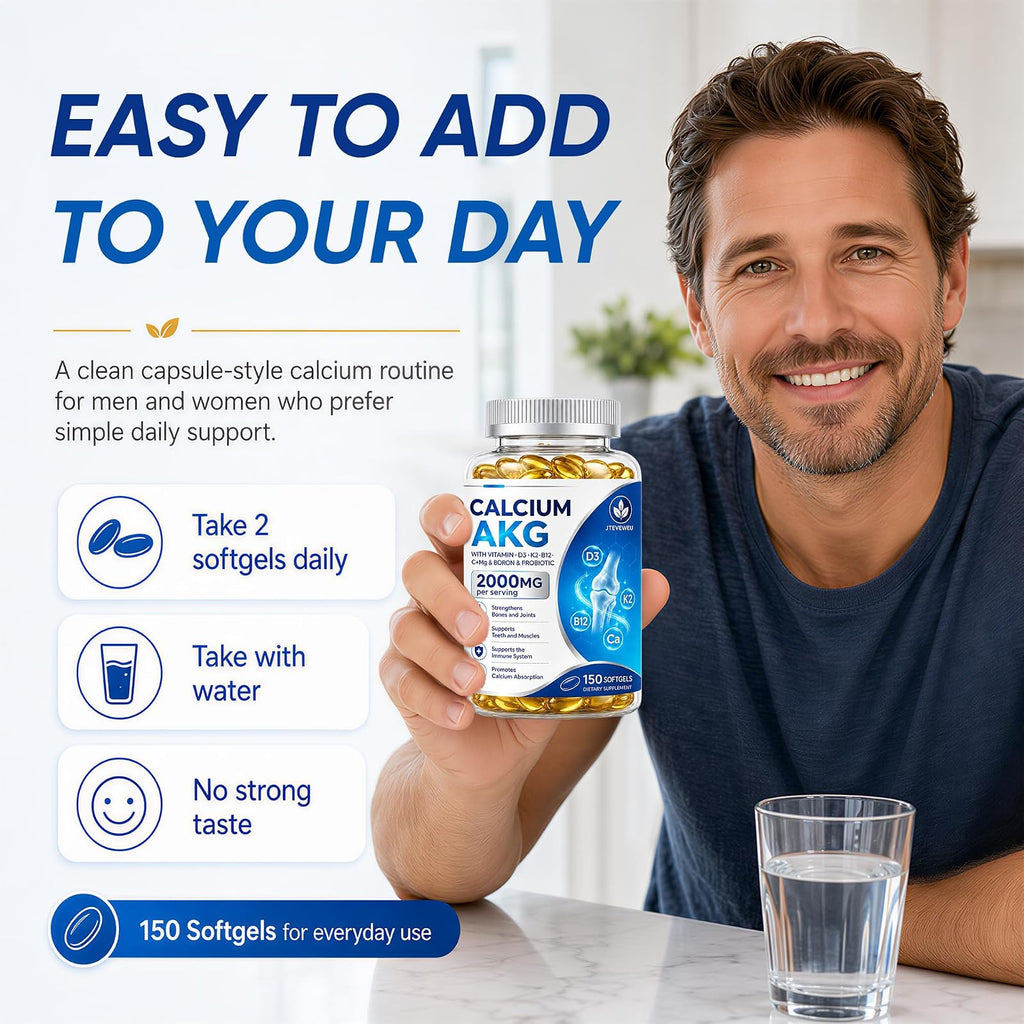 Calcium AKG with added Vitamin D3 benefits
