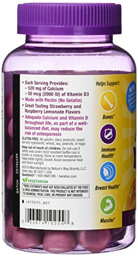 Calcium and D3 for immune support