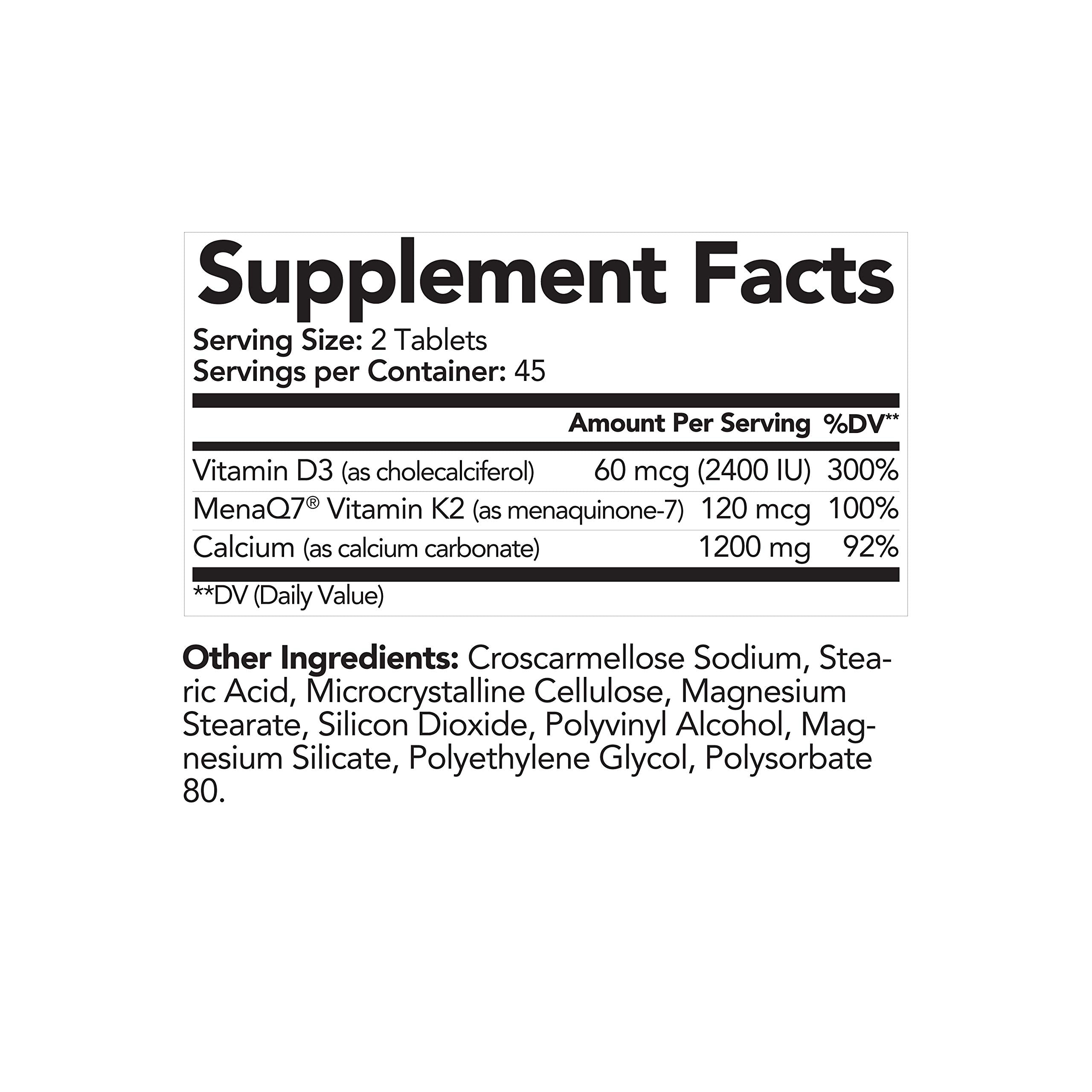 Calcium and D3 for immune support