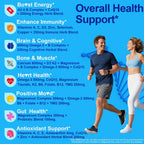 Calcium and D3 K2 for strong bones