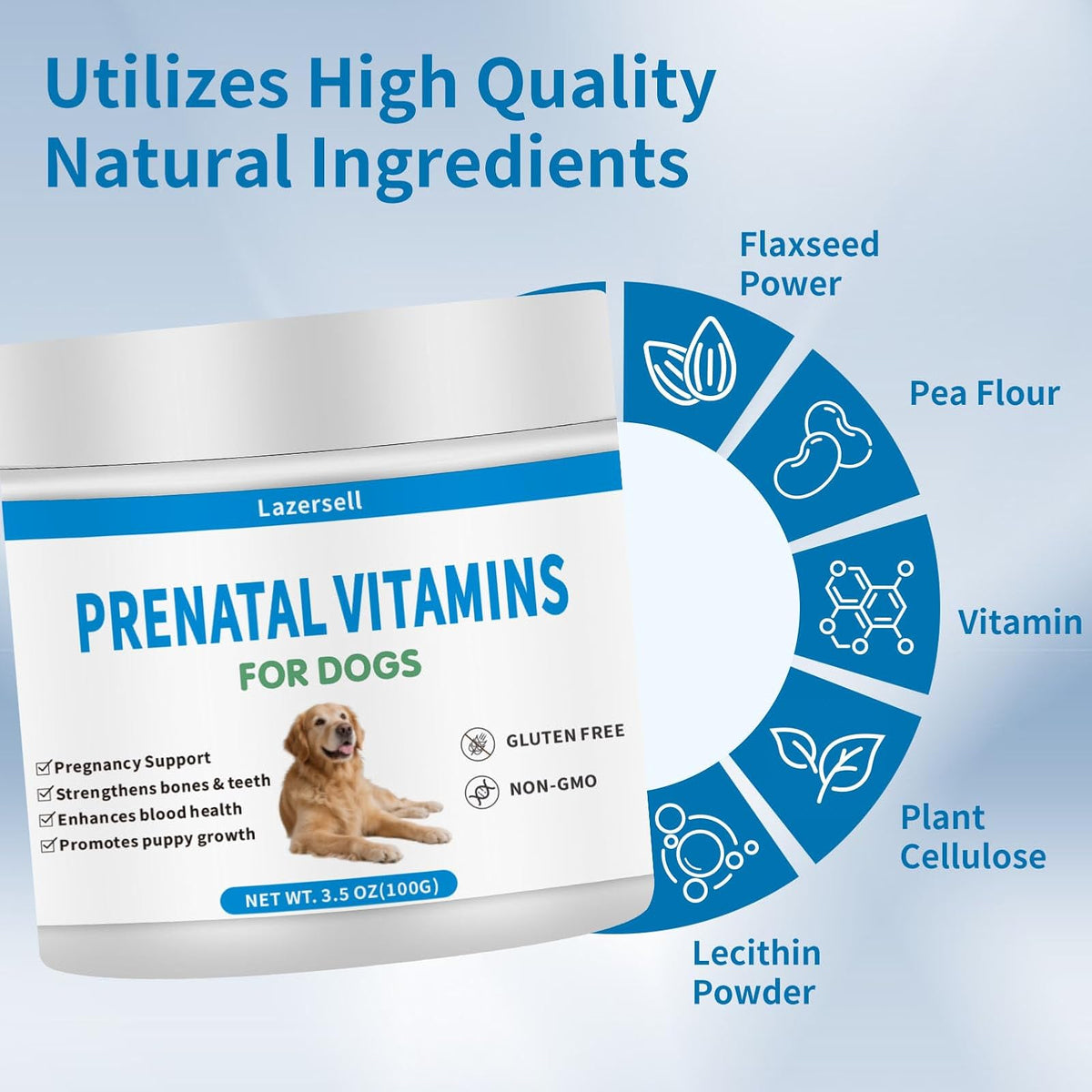 Calcium and iron for dog health