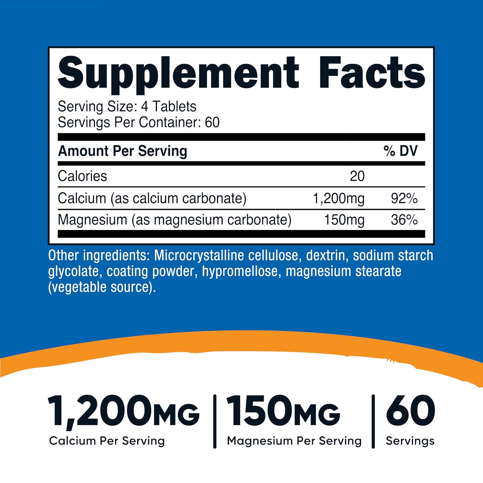 calcium and magnesium carbonate supplement