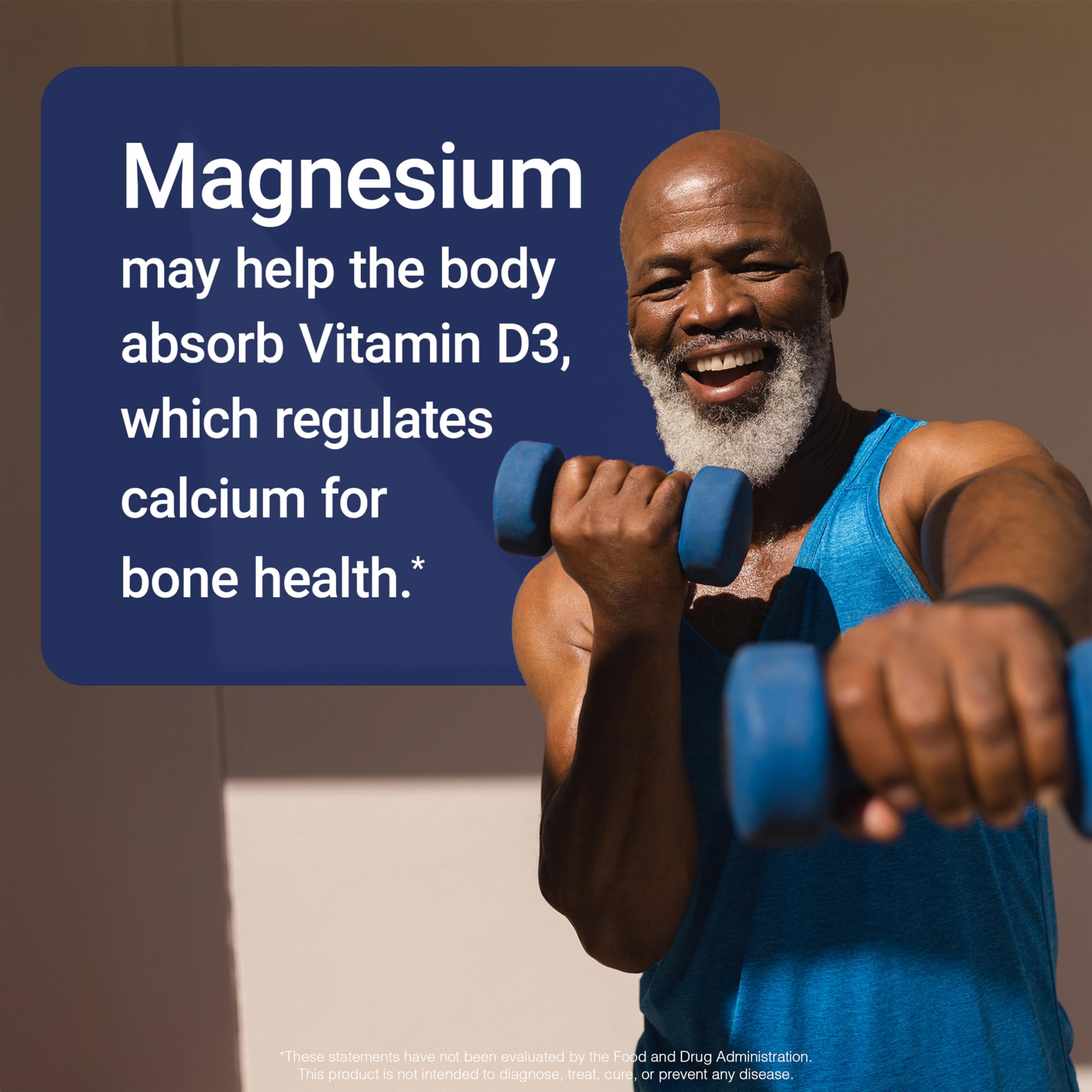 Calcium and magnesium for active living