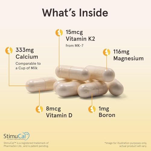 Calcium and magnesium for bone support