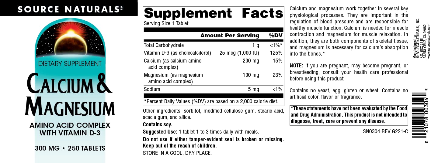 calcium and magnesium for muscle function