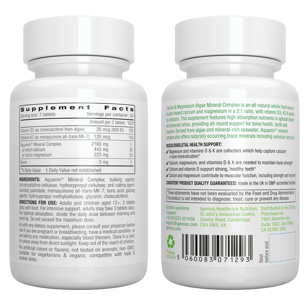 calcium and magnesium for muscle support